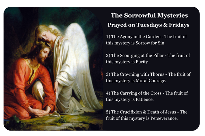 Sorrowful Mysteries of the Rosary – Catholic ID